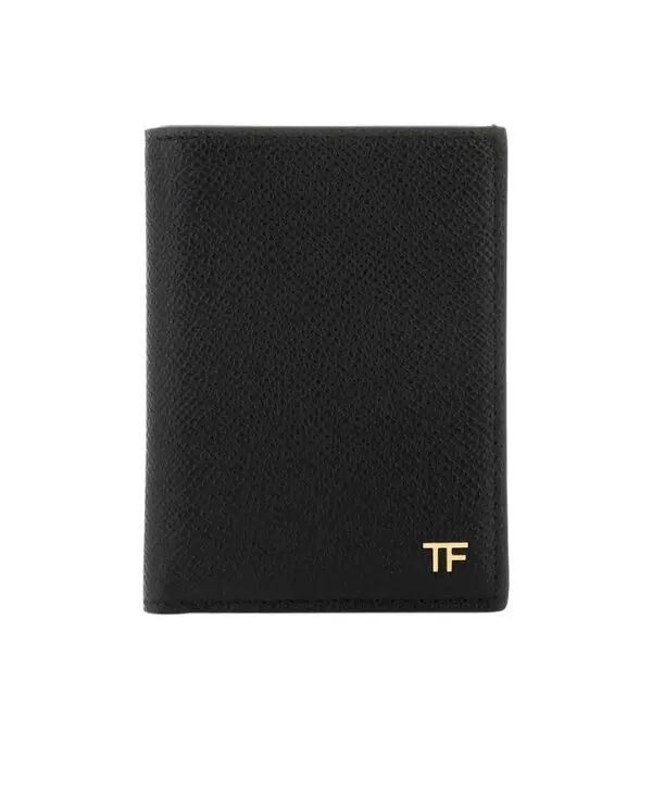 TOM FORD Logo Plaque Bi-fold Wallet