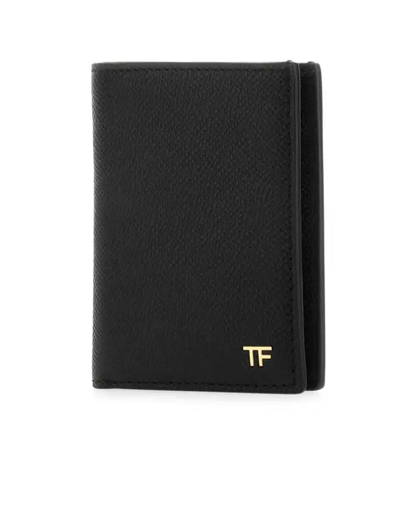 TOM FORD Logo Plaque Bi-fold Wallet