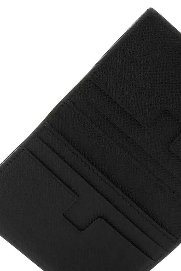 TOM FORD Logo Plaque Bi-fold Wallet