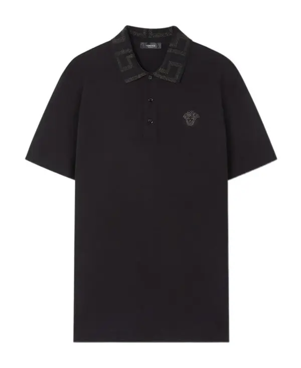 Versace Medusa Patch Polo Shirt