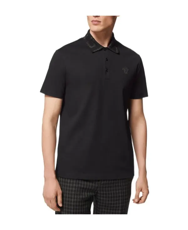 Versace Medusa Patch Polo Shirt
