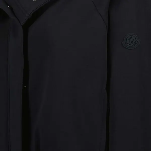 Moncler Logo Patch Zip-up Jacket