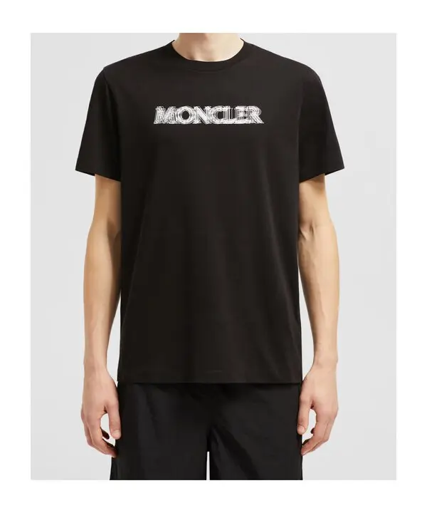 Moncler Logo Printed Crewneck T-shirt