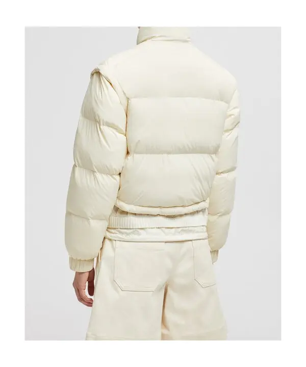 Moncler Selle Logo Patch Puffer Jacket