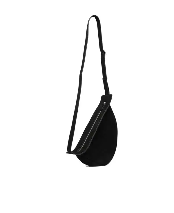 THE ROW Suede Slouchy Banana Shoulder Bag