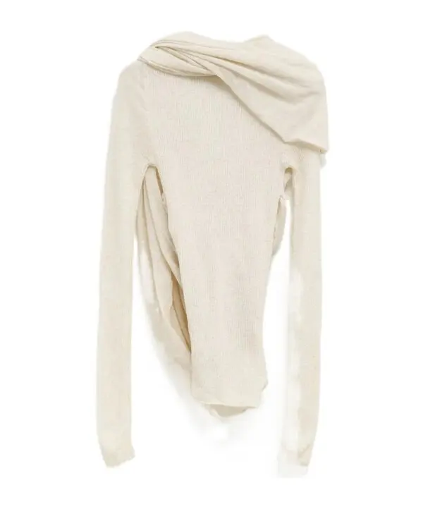 Paloma Wool Cowl-effect Knitted Top