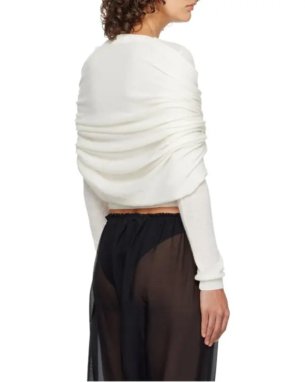 Paloma Wool Cowl-effect Knitted Top