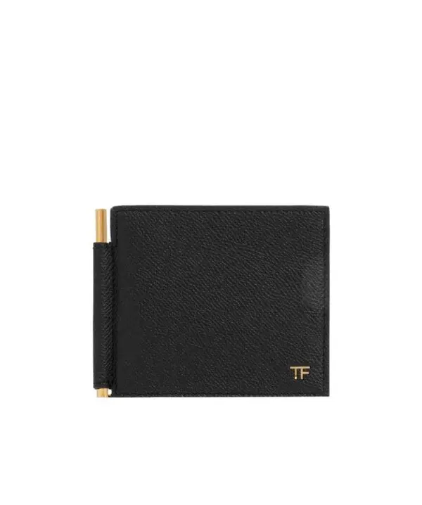 TOM FORD Logo Plaque Bi-fold Cardholder