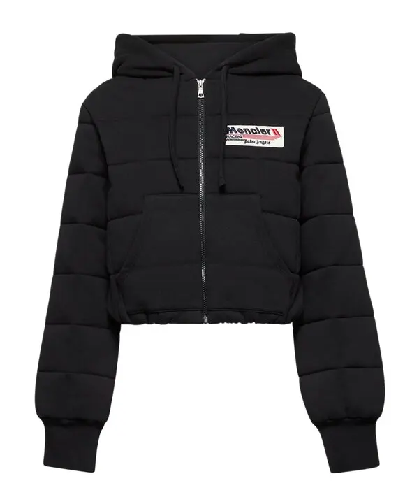Moncler Logo Patch Zip-up Jacket