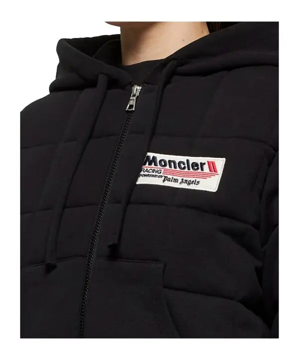 Moncler Logo Patch Zip-up Jacket