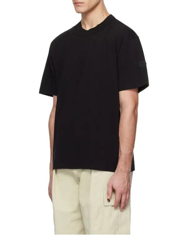 Moncler Double Collar Cotton T-shirt
