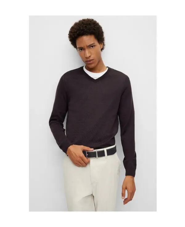Hugo Boss Leather Buckle Belt
