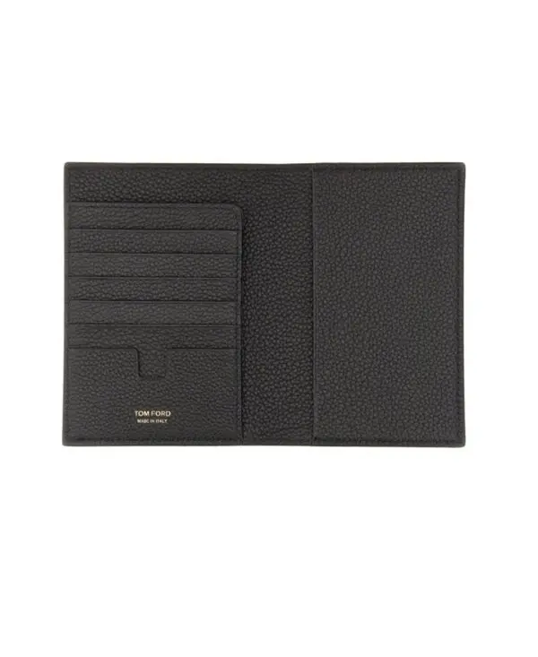 TOM FORD Engraved-logo Passport Holder