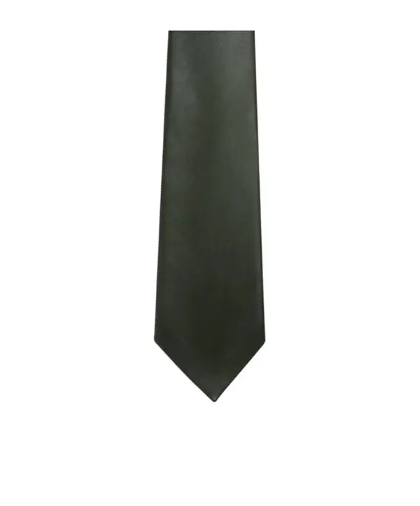 Bottega Veneta Smooth Lambskin Tie - Dark Green