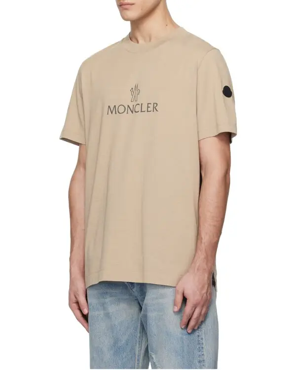Moncler Logo Printed Crewneck T-shirt