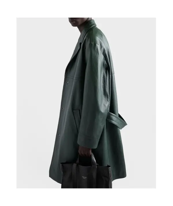 Prada Leather Coat