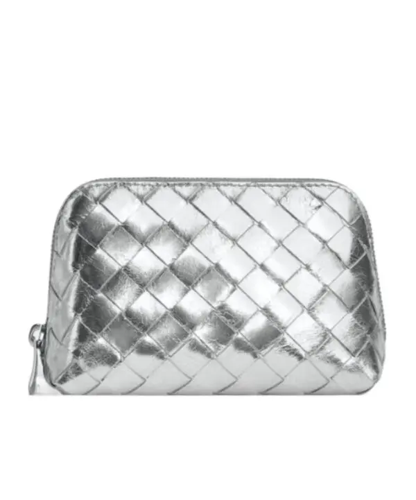 Bottega Veneta Intrecciato Half-moon Beauty Pouch