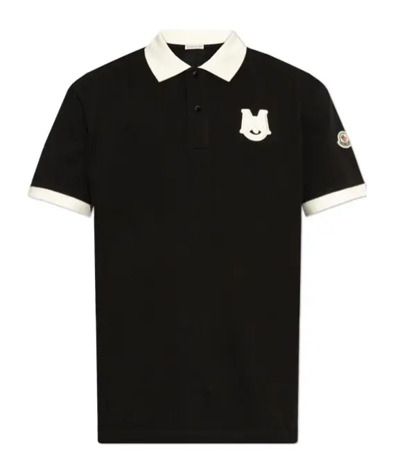 Moncler Logo Patch Short-sleeve Polo Shirt