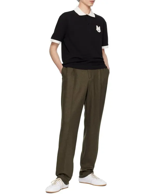 Moncler Logo Patch Short-sleeve Polo Shirt