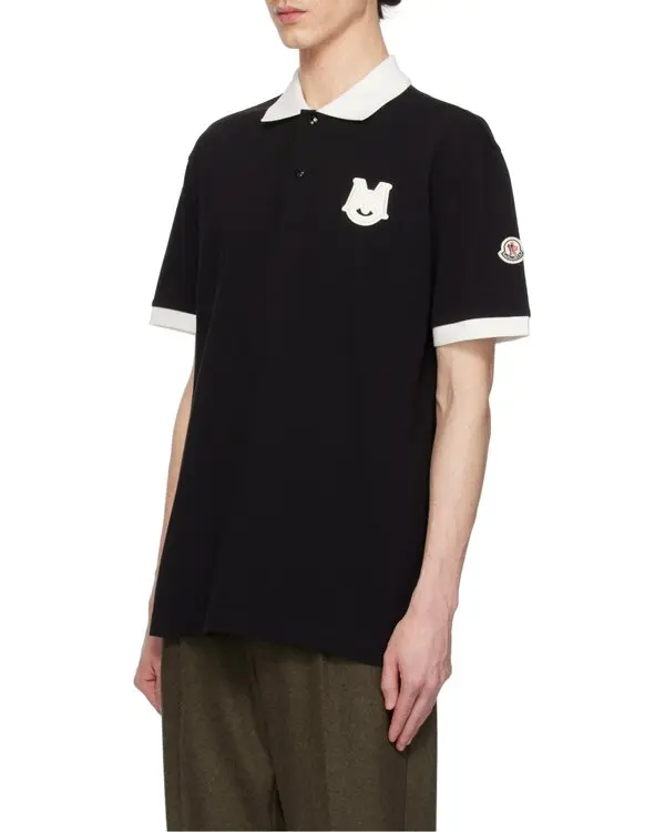 Moncler Logo Patch Short-sleeve Polo Shirt
