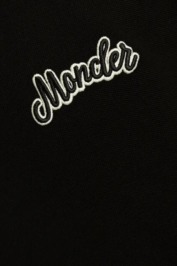 Moncler Logo Embroidered Short-sleeved Polo Shirt