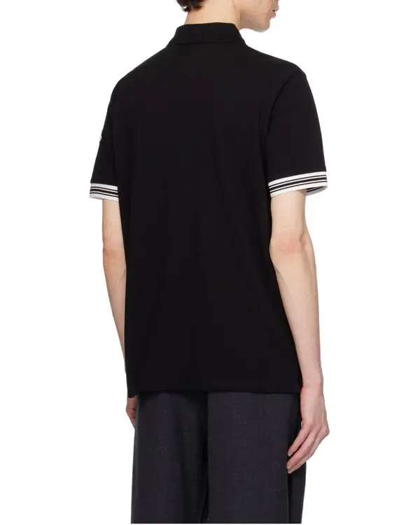 Moncler Logo Embroidered Short-sleeved Polo Shirt
