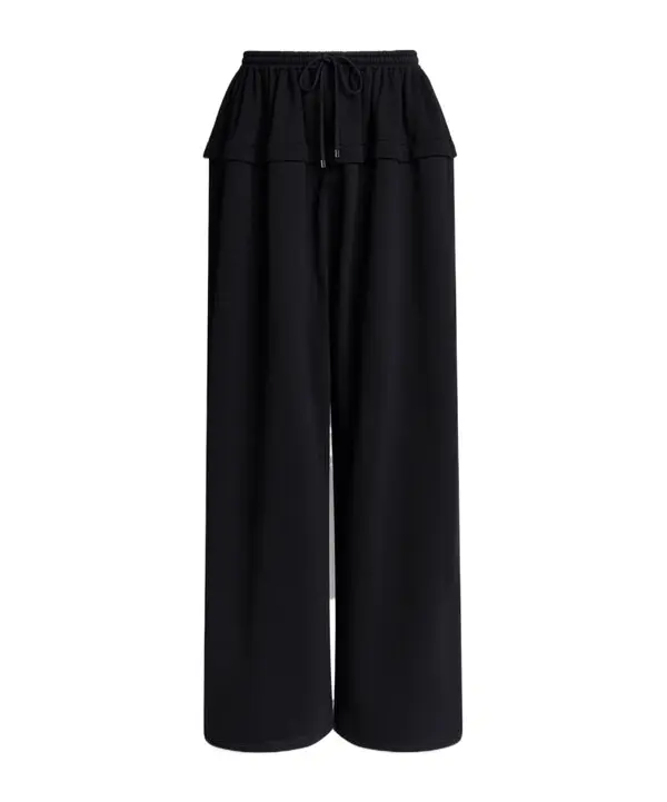 Alaïa Peplum Fleece Pants