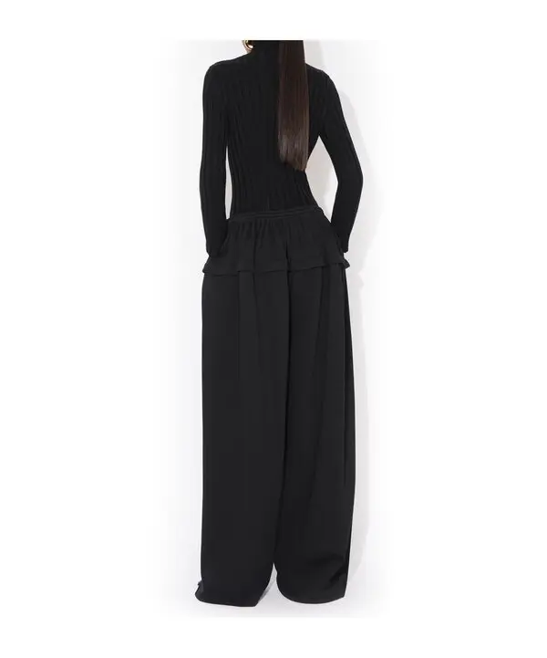 Alaïa Peplum Fleece Pants