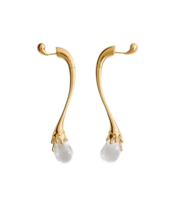 Bottega Veneta Drop Earrings - Yellow