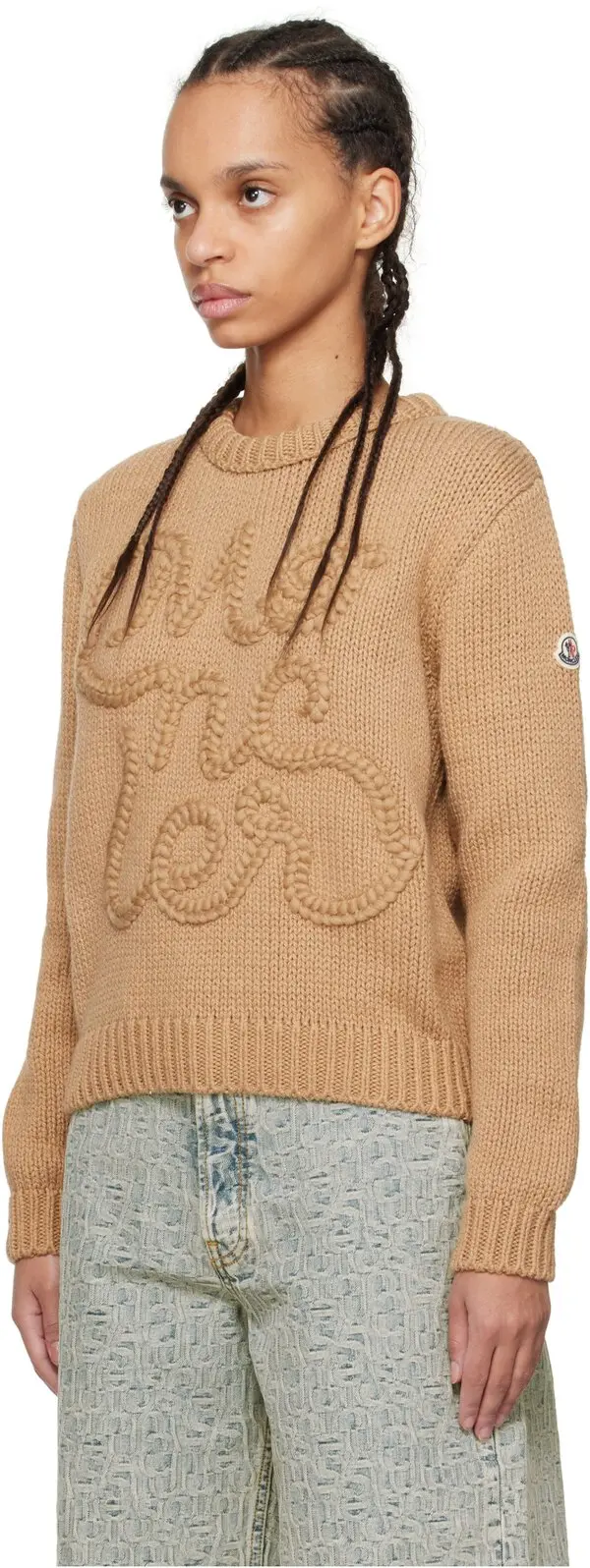 Moncler Logo Intarsia-knit Jumper