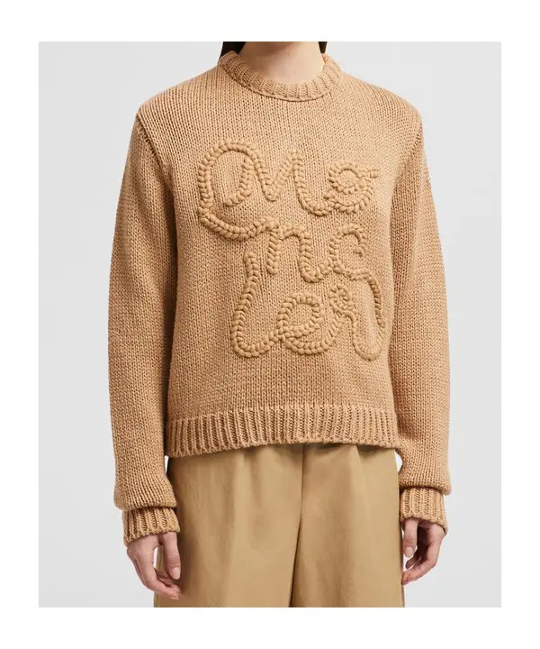 Moncler Logo Intarsia-knit Jumper