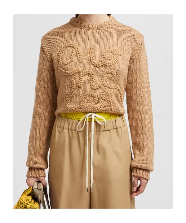 Moncler Logo Intarsia-knit Jumper