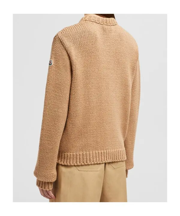 Moncler Logo Intarsia-knit Jumper