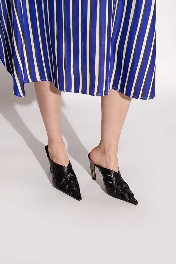 Bottega Veneta Alfie Heeled Mules