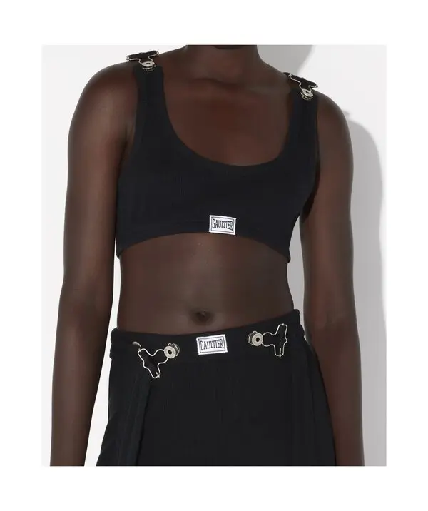 JEAN PAUL GAULTIER Racerback Cropped Top