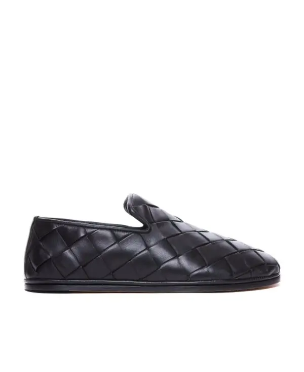 Bottega Veneta Intreccio Slip-on Loafers