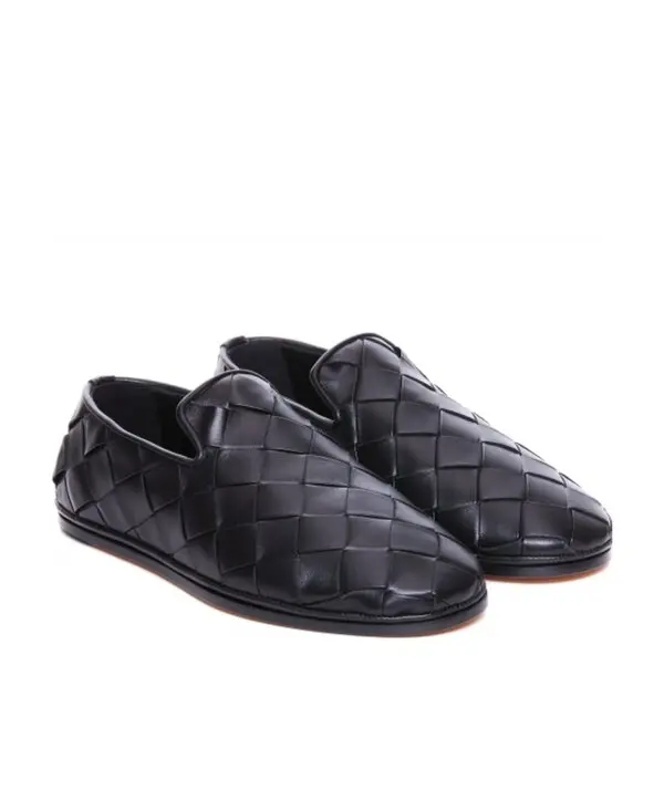 Bottega Veneta Intreccio Slip-on Loafers
