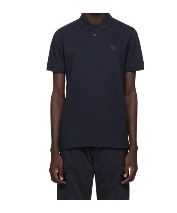Hugo Boss Logo Patch Short Sleeved Polo Shirt