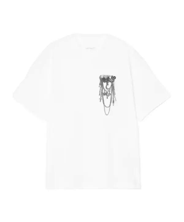 Carhartt Work In Progress Graphic Printed Crewneck T-shirt - White