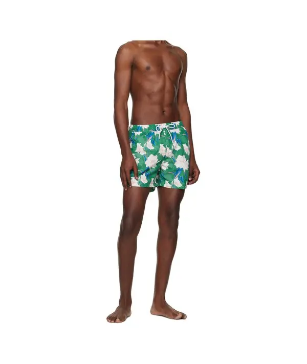 Hugo Boss Drawstring Swim Trunks - Brown