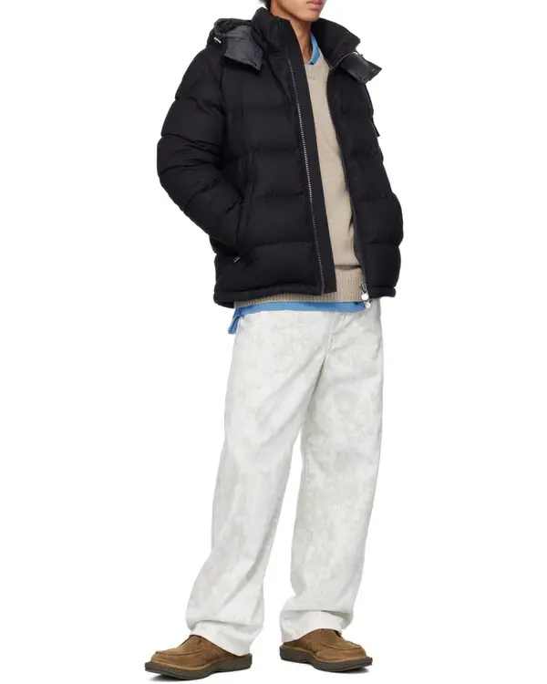 Moncler Montgenevre Zip-up Padded Jacket - Night Blue