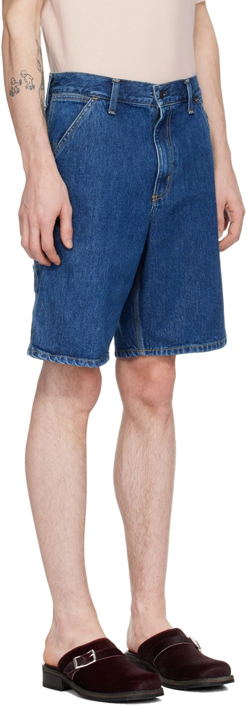 Carhartt Work In Progress Single Knee Denim Shorts