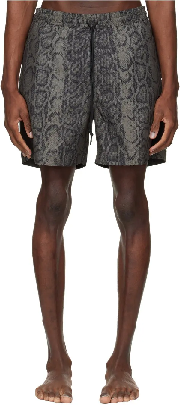 Carhartt Work In Progress Sea Print Swim Shorts