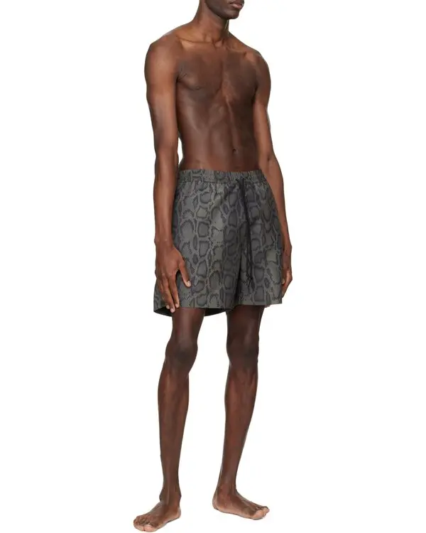 Carhartt Work In Progress Sea Print Swim Shorts