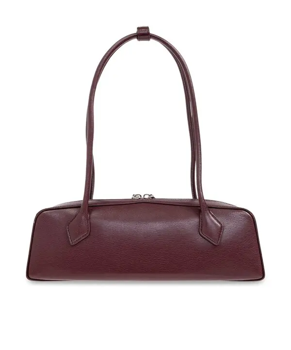 Alaïa Le Teckel Shoulder Bag - Wine Red