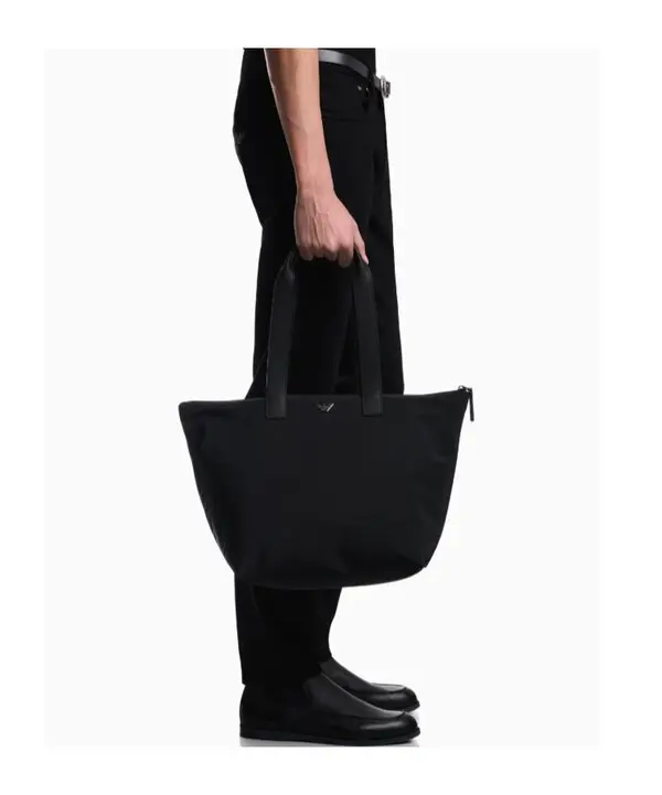Emporio Armani Foldable Tote Bag With Storage Bag