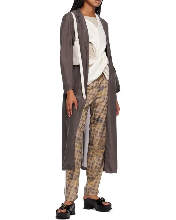 Acne Studios Floral-print Straight-leg Trousers