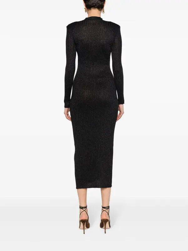 TOM FORD Metallic-threading Knitted Maxi Dress