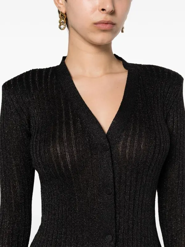 TOM FORD Metallic-threading Knitted Maxi Dress