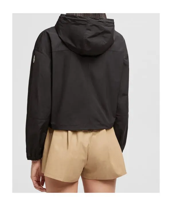 Moncler Logo Patch Zip-up Jacket